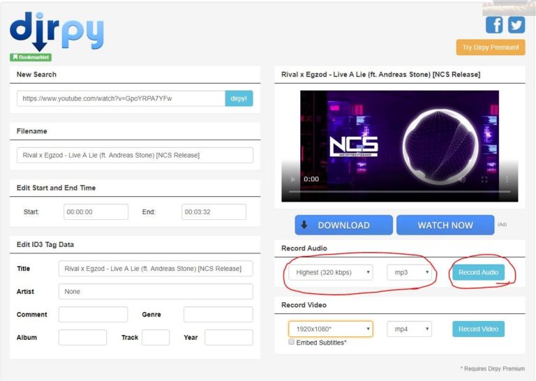 Youtubeから音楽や動画を形式を選択して保存できる「dirpy」の使い方 | 運用エンジニアの覚え書き